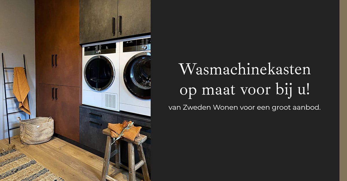 Wasmachine kast - van Zweden Wonen
